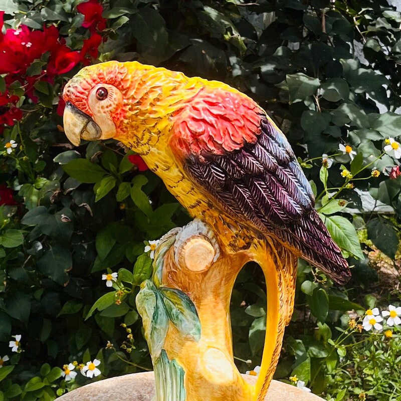 Ceramic Parrot - Etsy