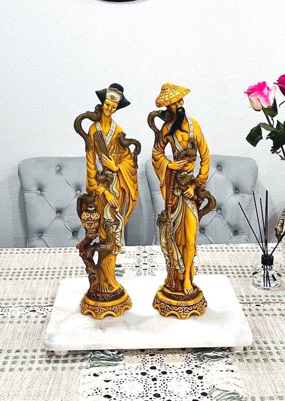 Vintage Oriental Figurines And Statues VINTAGE ORIENTAL CHINESE