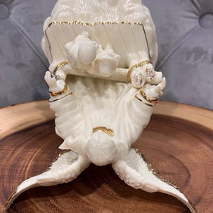 Geo Z Lefton Guardian Angel Music Box Amazing Grace 1997 Angel Kids ...