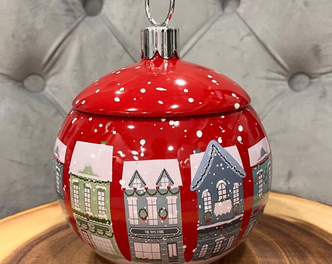 Ornament Tree Shaped Covered Candy Dish Nut Bowl Teleflora Holiday ...