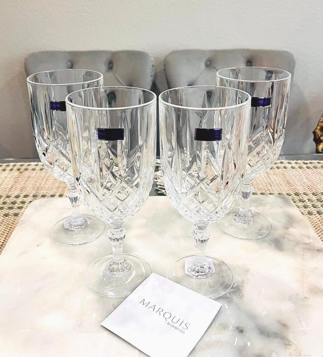 Marquis by Waterford Markham Iced Beverage Glasses | Set of 4 | Crystal ...
