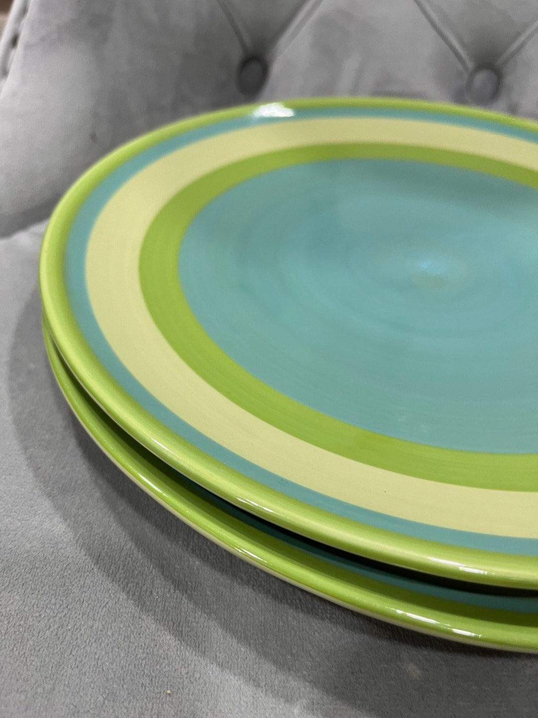 Set of Two Gail Pittman Southern Living at Home 11 1/4" Dinner Plates ...