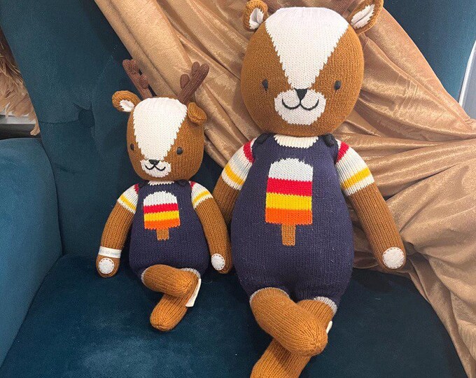 Scout the Deer Plush Set: Cuddle Plus Kind Handmade Stuffed Toys - Etsy