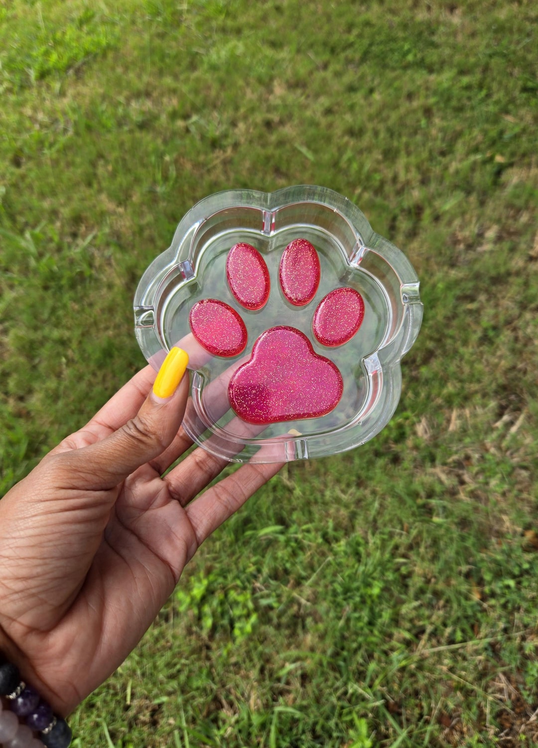 Resin Paw Shape Ashtray/trinket Jar - Etsy