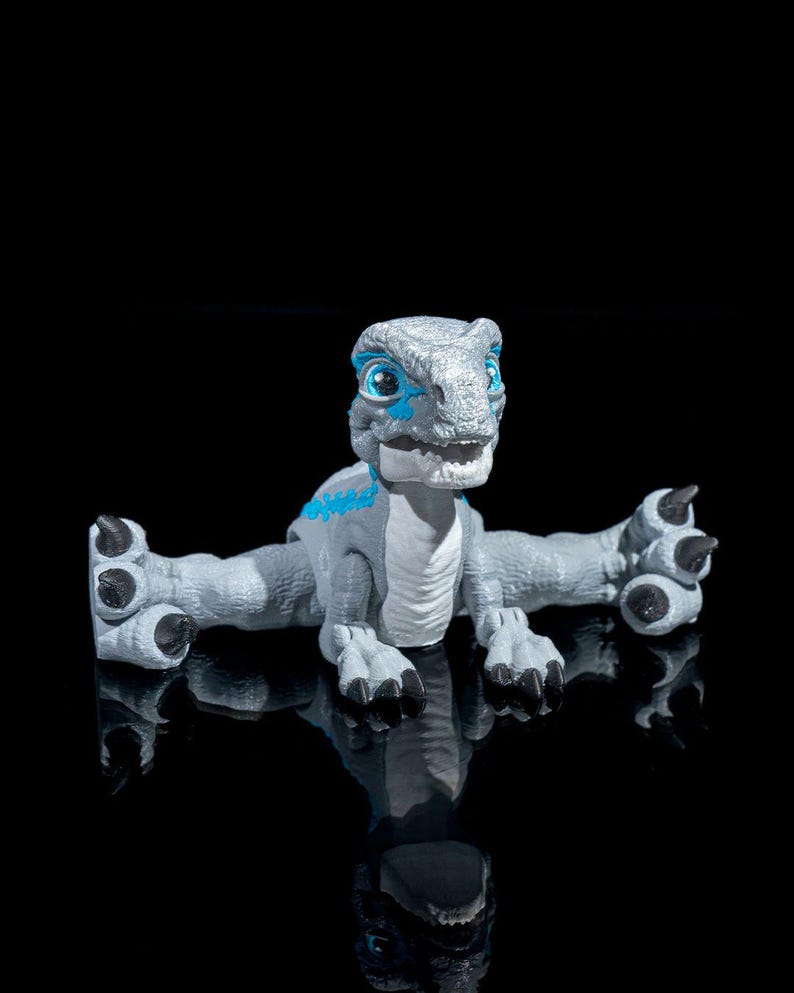 Articulated Veloci-raptor 3d-printed Figure - Etsy