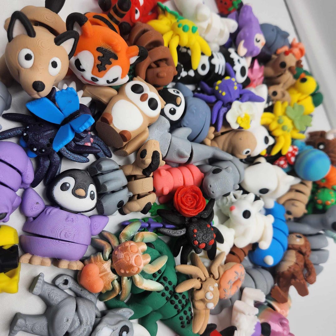 Miniature Bundle Set - Random Assortment of Adorable Figurines! 3D ...