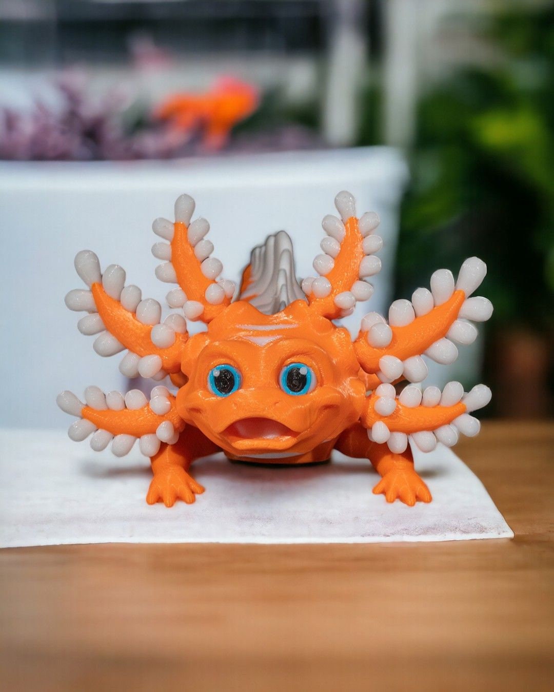 Axolotl 3d Printed Articulated Figure (dandy Candy) - Etsy