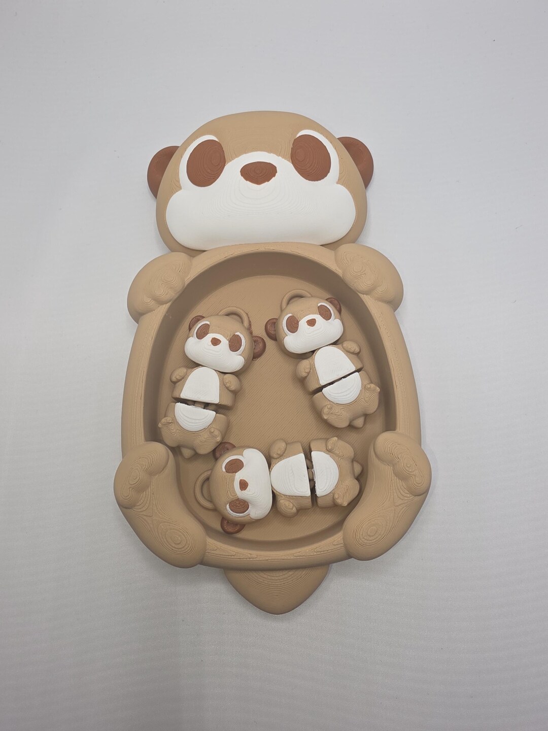 Mother's Day Gift | Otter Family Trinket Tray & Flexi Babies | Keychain ...