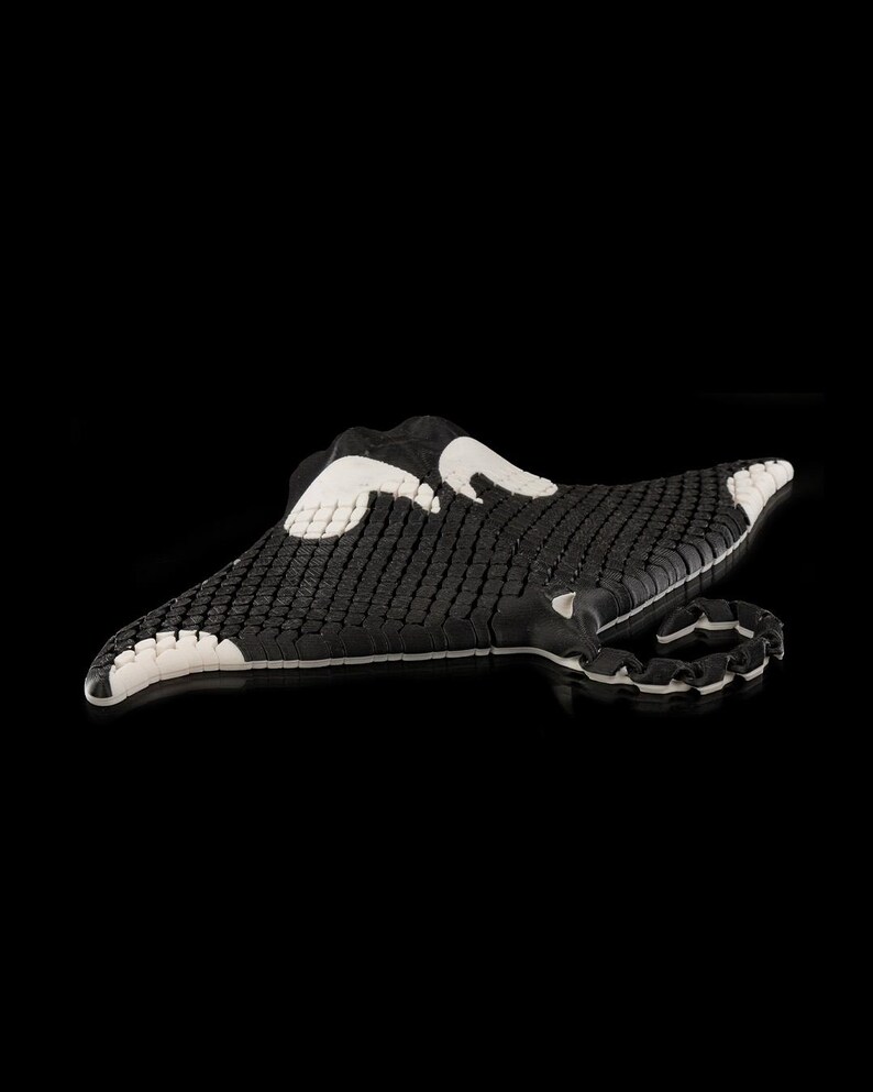 3d Printed Figure Articulated/flexi Mesh (manny the Manta Ray) Desk ...