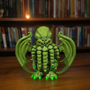 Cthulhu 3D Printed Articulated Figure - Etsy