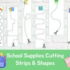 Unicorn Cutting Strips & Shapes, Fun Activity to Sharpen Cutting Skills ...