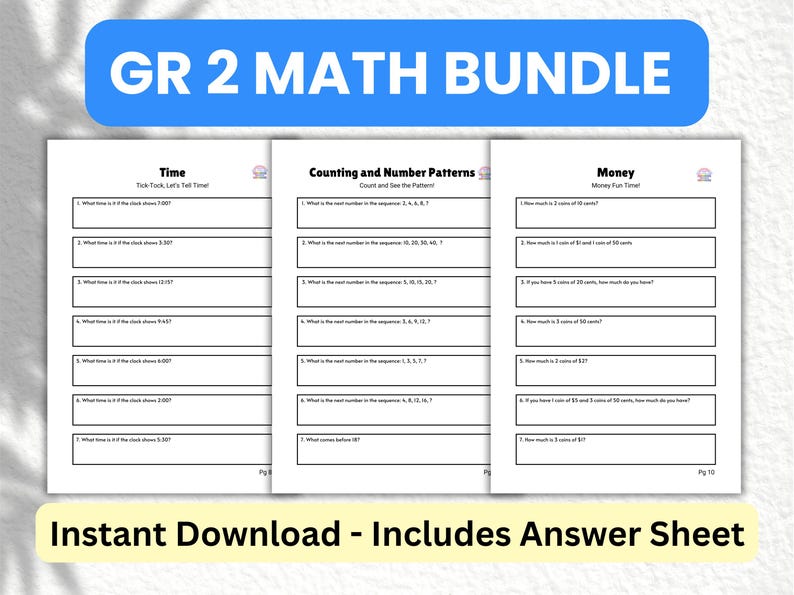 Math Worksheets for Kids Addition Subtraction Multiplication Word ...