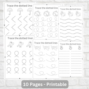 10 Pencil Control Worksheets for Kids, Fun Practice Worksheets for ...
