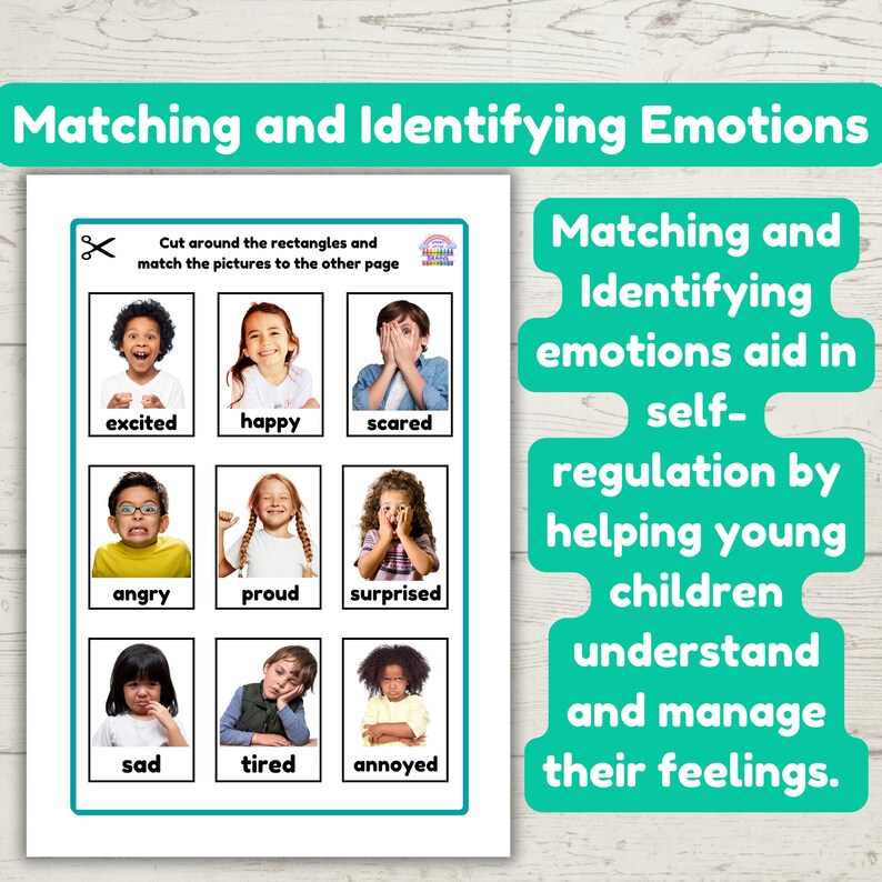 Emotions Matching Game Matching and Identifying Emotions Support Self ...