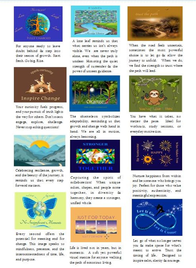 2026 Motivational Calendar: Uplifting Affirmations, Desk or Wall Decor ...