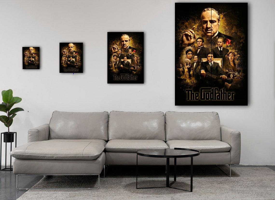Godfather Aluminum Movie Poster 4 Sizes - Etsy