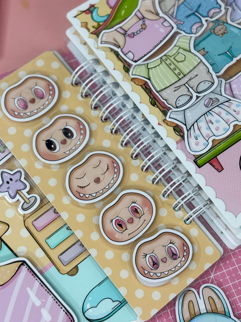 Labubu Montessori Quiet Book Smart Play Kids Educational Travel ...