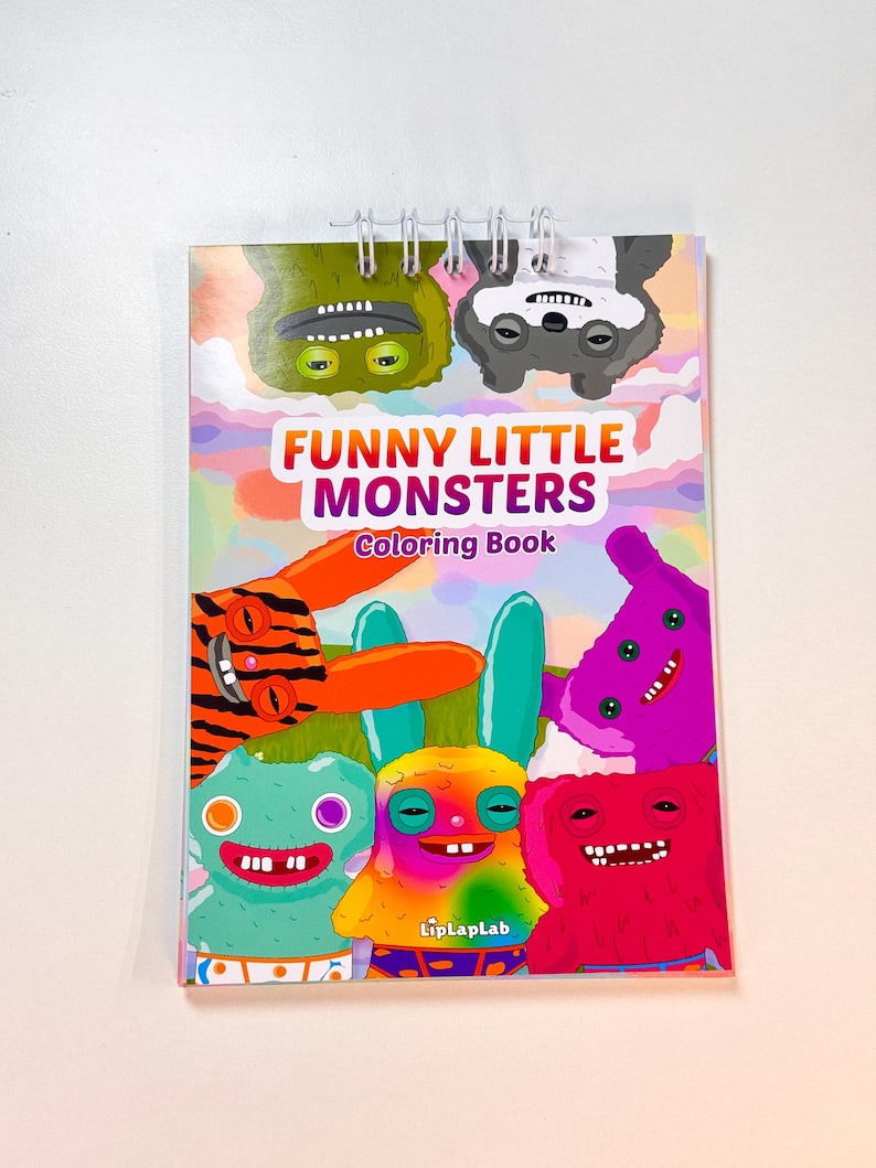 Fugglers Funny Little Monsters Coloring Book Kids Creative Gift Quiet ...