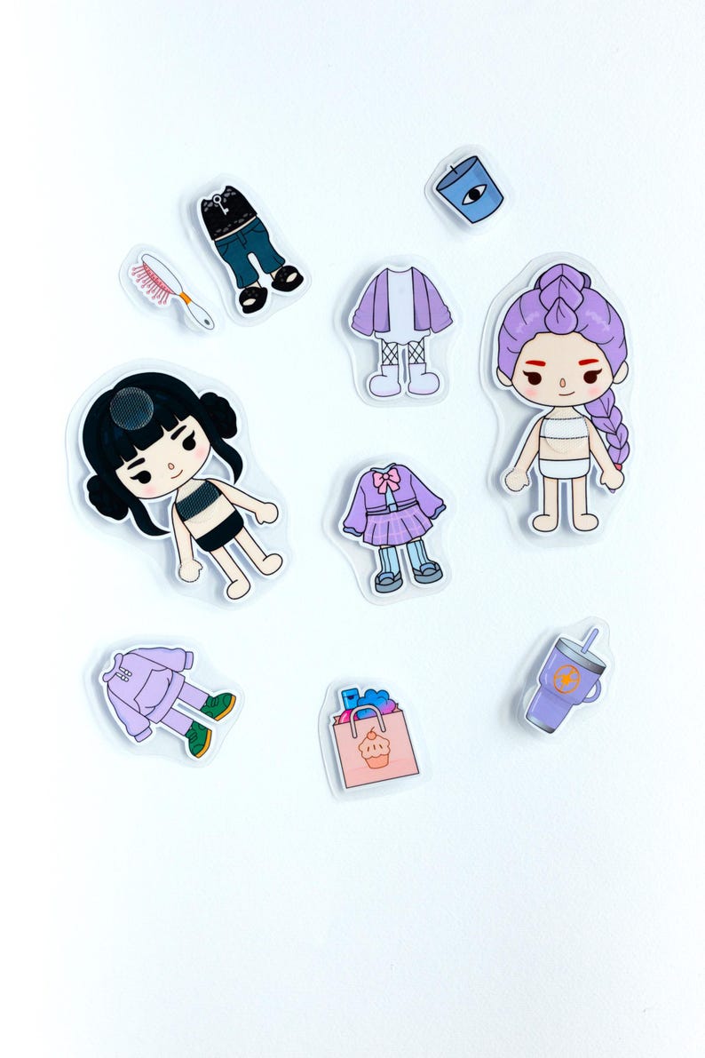 Toca Boca Style K-pop Demon Hunter Smart Book Fun Quiet Play Gift - Etsy