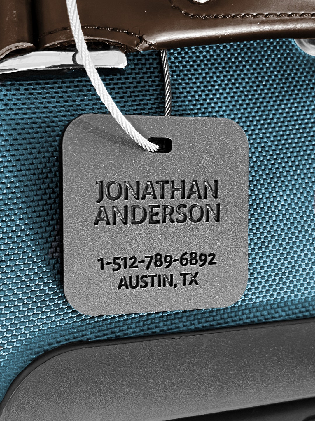 1/4" Luggage Tags Personalized, Backpack Tag, Bag Tag, Name Tags for ...