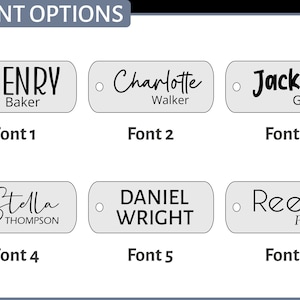 Backpack Tags Personalized, Luggage Tag, Bag Tags, Name Tag for ...