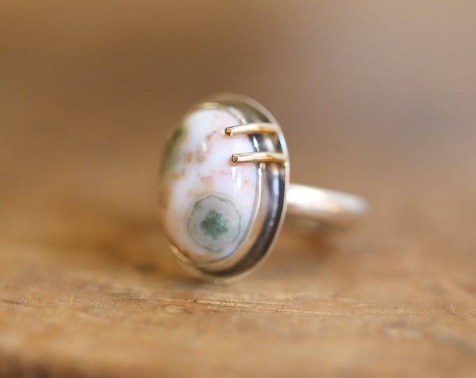 Bambi Jasper Ring - Etsy