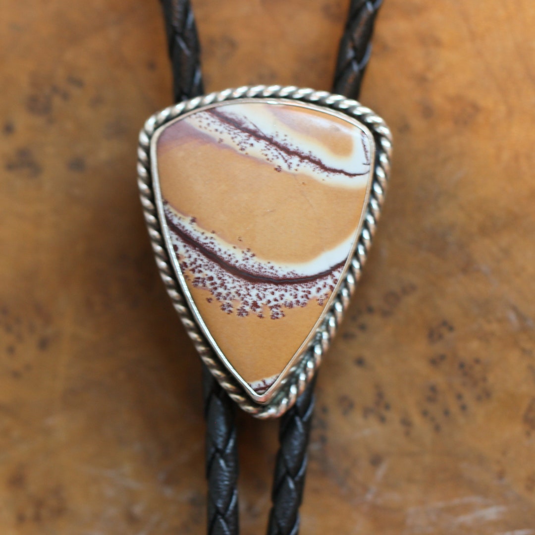 Sonora Jasper Bolo Tie - Big Jasper Bolo - Silversmith Bolo - Sonora ...
