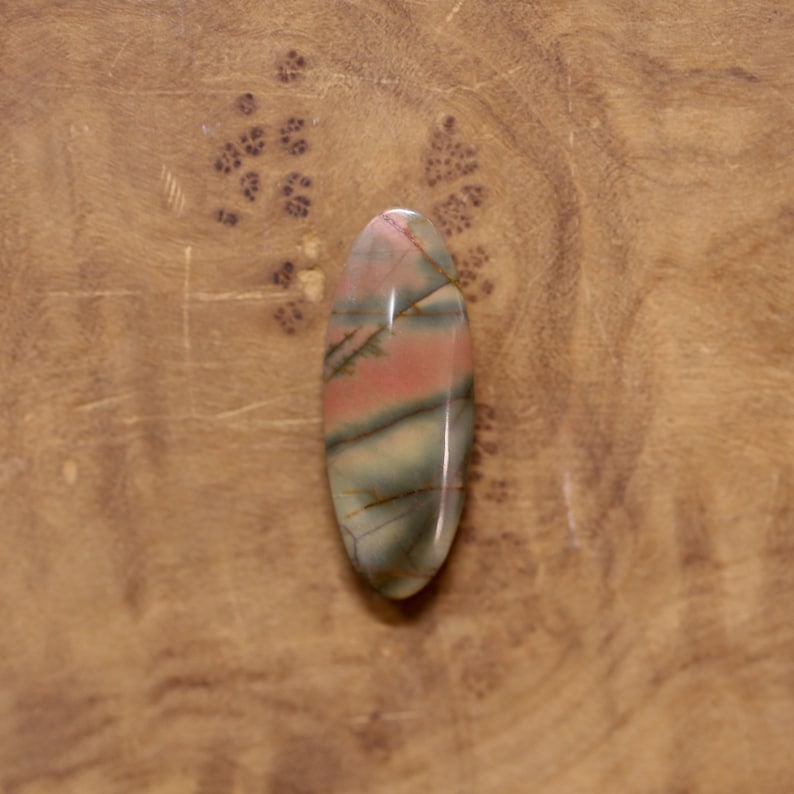 Red Creek Jasper Ring - 18K Solid Gold Bezel - Sterling Silver - Etsy