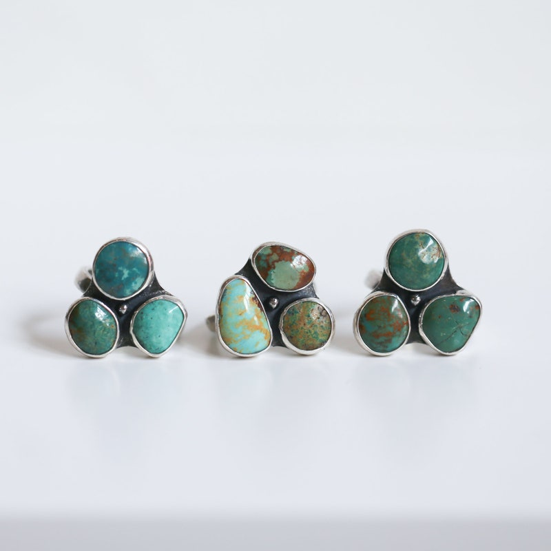 Turquoise Stone Ring - Etsy