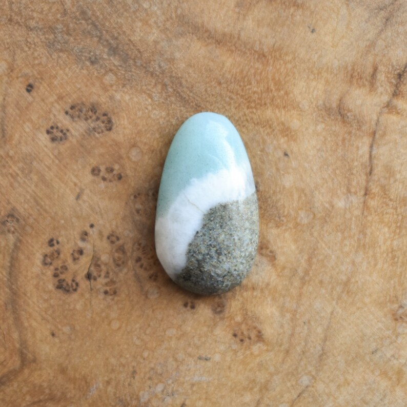 Amazonite Boho Ring Mint Colored Ring Unique Silversmith - Etsy