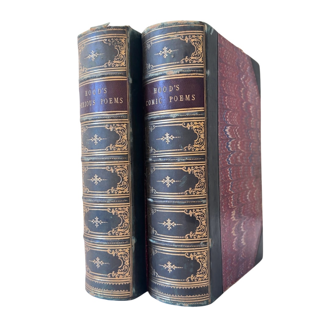 Thomas Hood Poems Set of Serious and Comic Poem Books, Illustrated ...