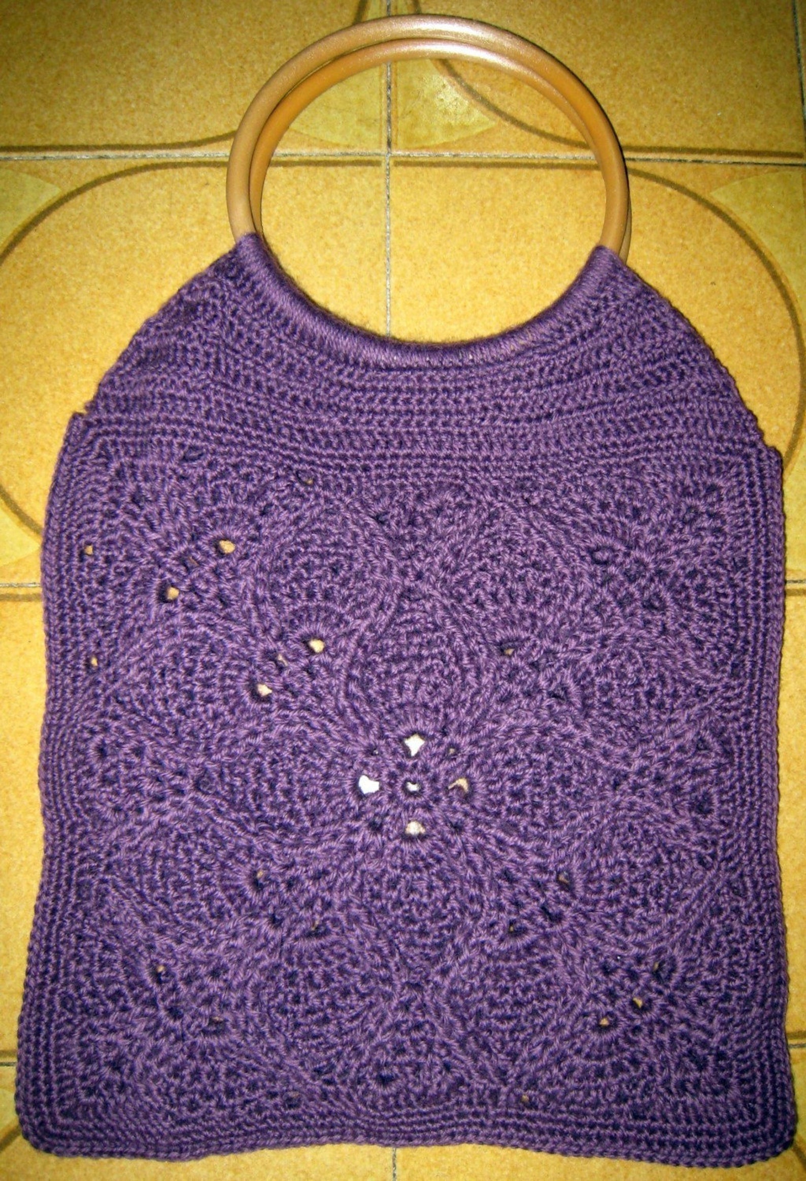 Lacy Bag With Handles Pattern - Etsy