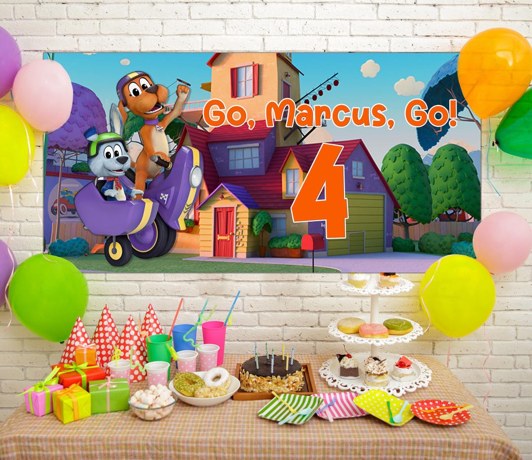 Go Dog Go Party Banner, Go Dog Go Backdrop, Go Dog Go Background Go Dog ...