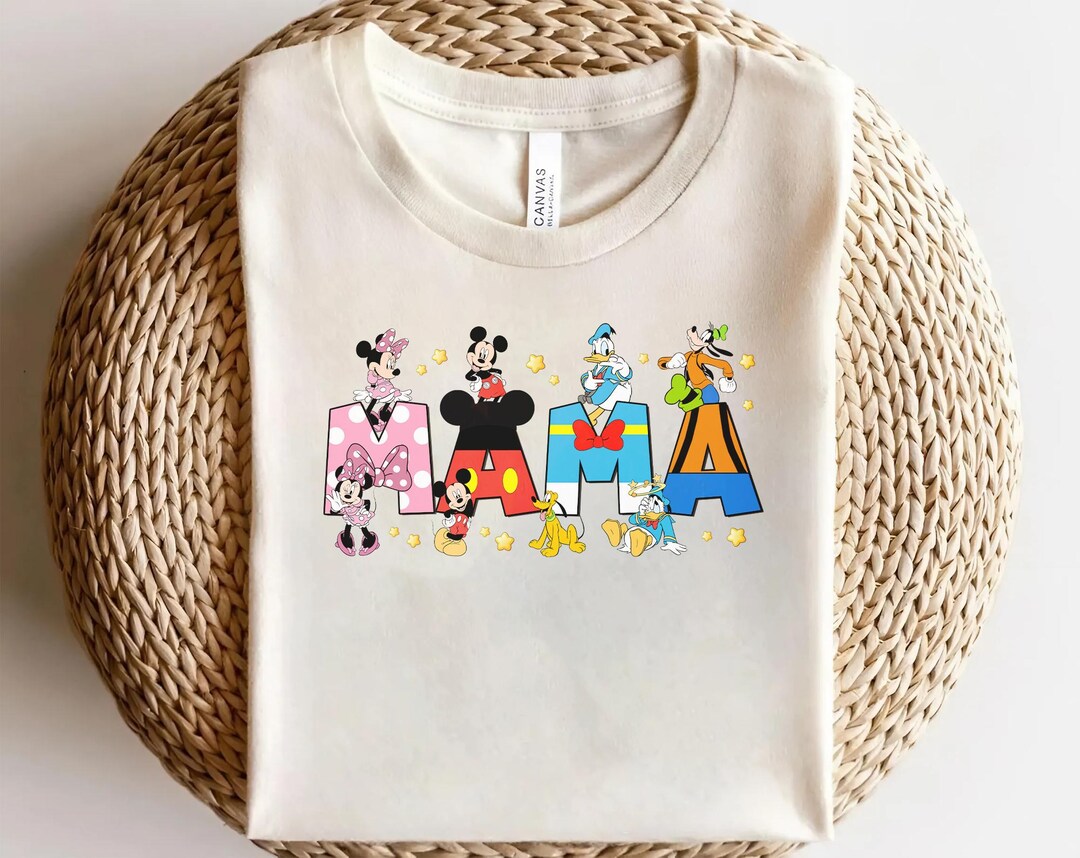 Disney Mama All Characters Custom Name Tee, Disney Mom Group Tee, Dumbo ...