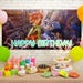 Zootopia Birthday Party Backdrop Zootopia Baby Shower Banner, Birthday ...