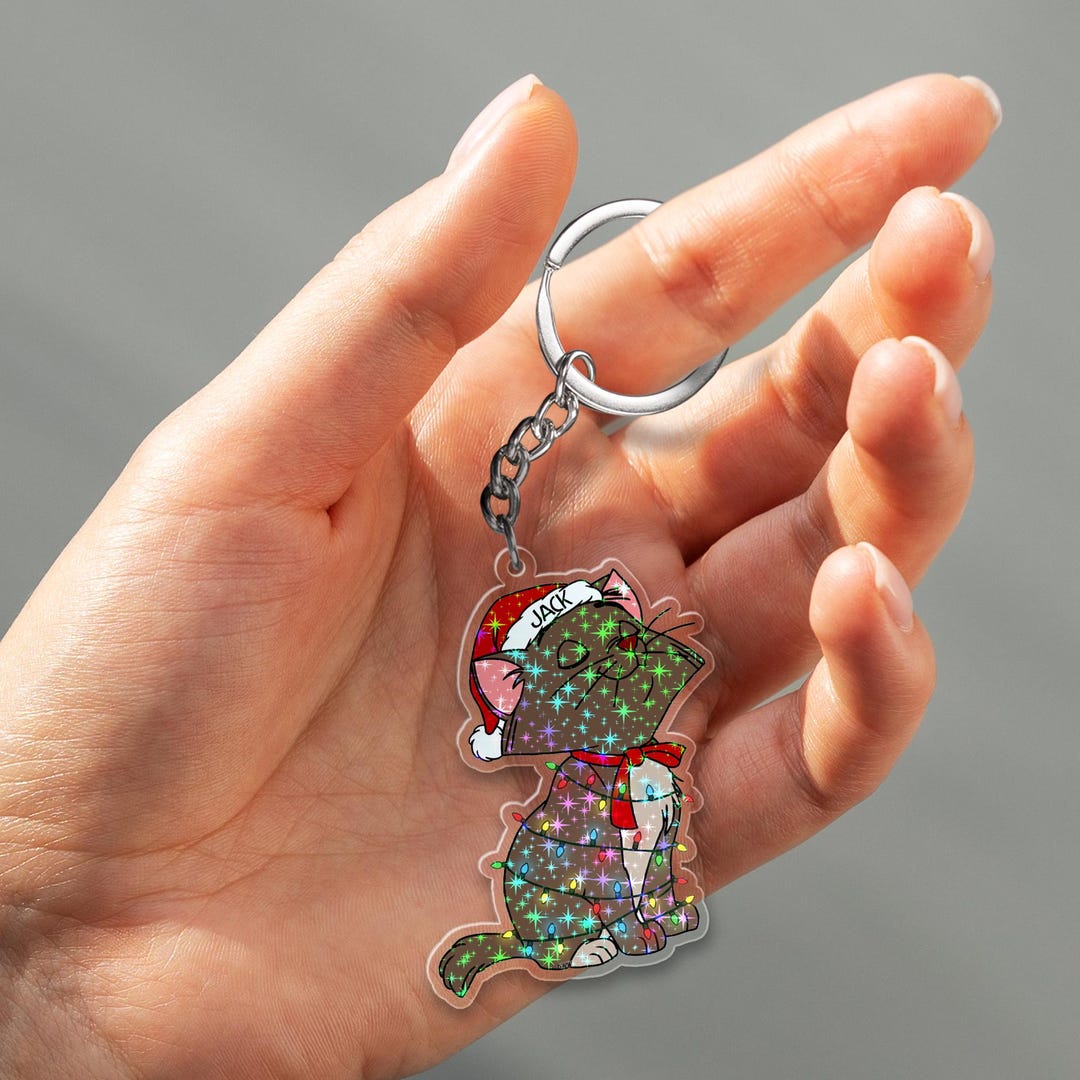 The Aristocats Christmas Hologram Keychain, Marie Aristocats Keychain ...