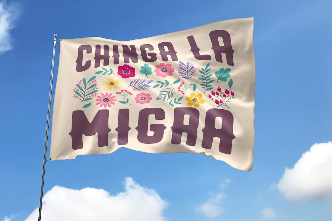 Chinga La Migra House Flag – Anti ICE Protest Flag, Pro Immigration ...