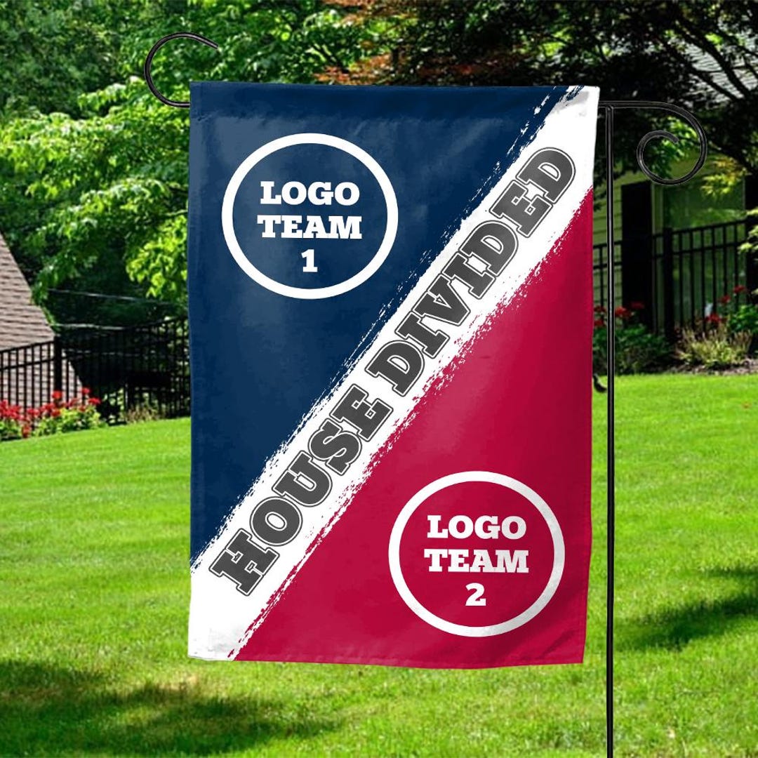 Custom House Divided Flag, Custom Flag, House Divided Flag, Flag ...