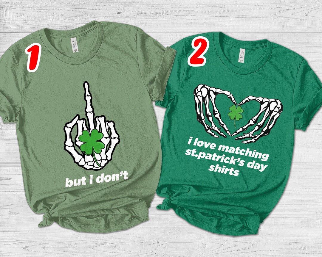 Funny St. Patrick's Couples Shirts, St. Patricks Day Shirt for Couples ...