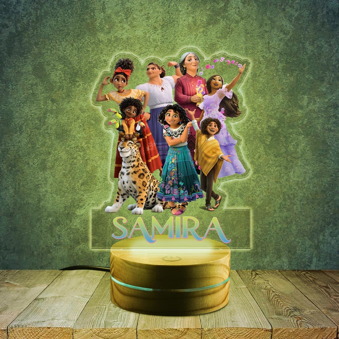 Encanto Night Light/encanto Customized Night Light/personalized Name ...