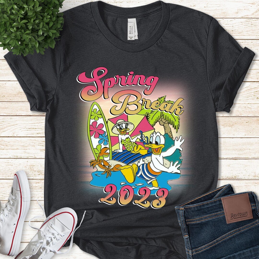 Vintage Disney Spring Break 2025 Shirt, Retro Mickey and Friends Spring ...