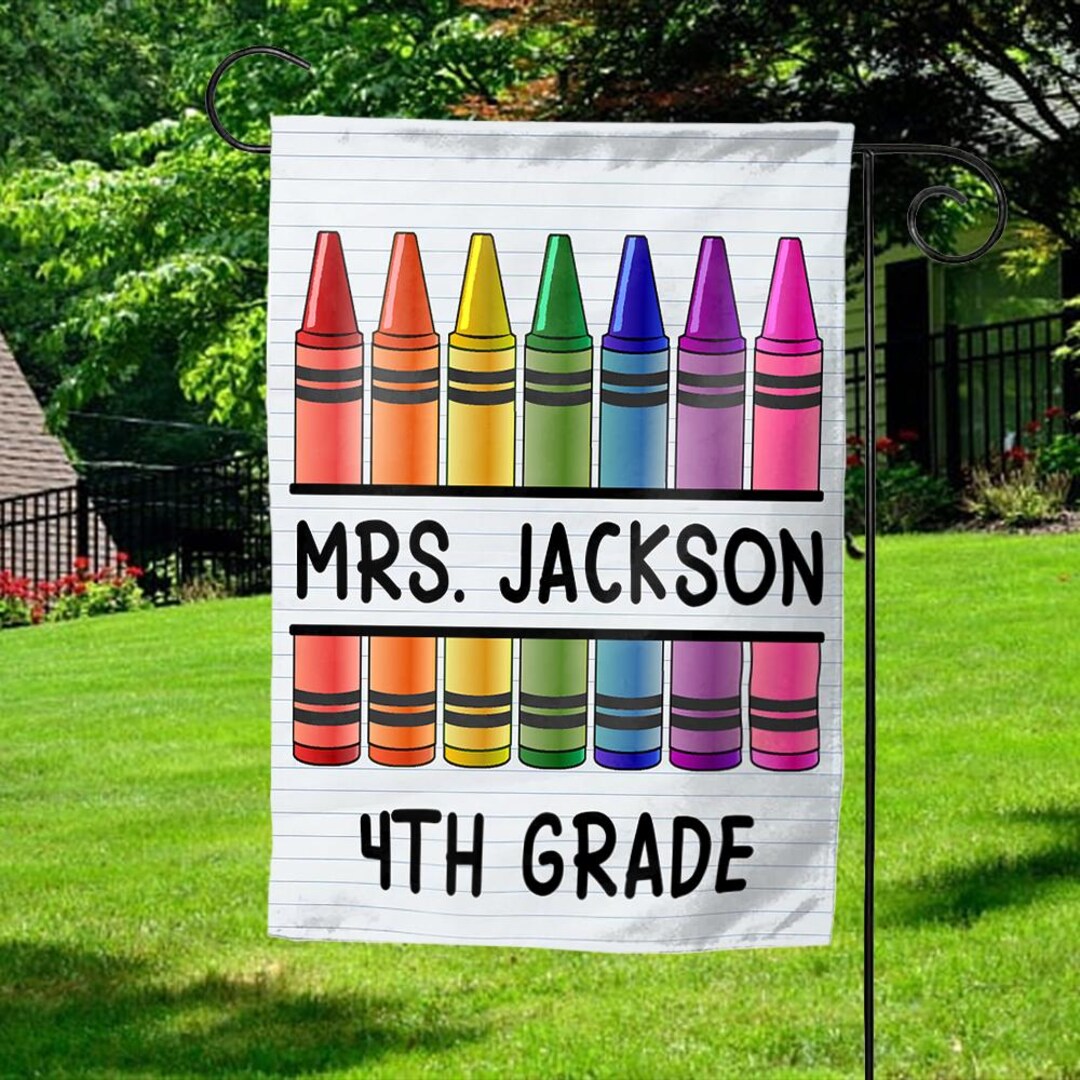 Back to School Garden Flag, School Year Ready, Back to School Flag ...