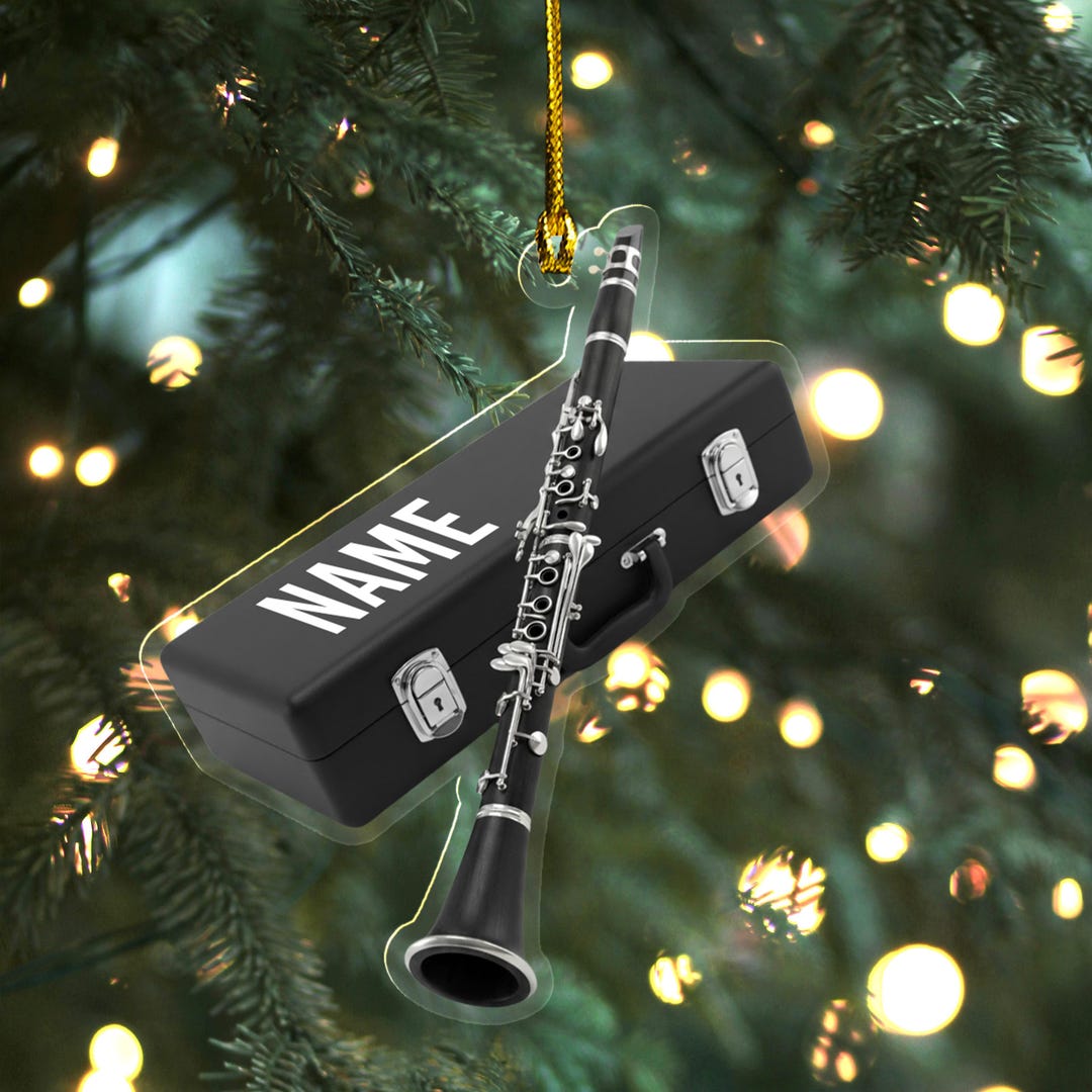 Personalized Clarinet Ornament, Custom Music Lover Tree Decor UN5H12 - Etsy