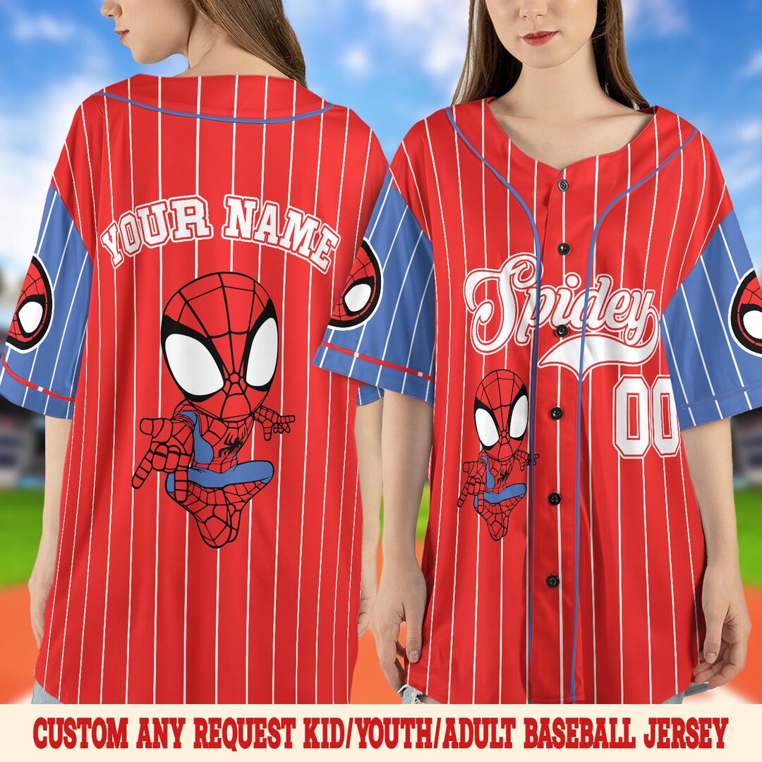 Personalized Spidey and His Amazing Friends Baseball Jersey/peter ...