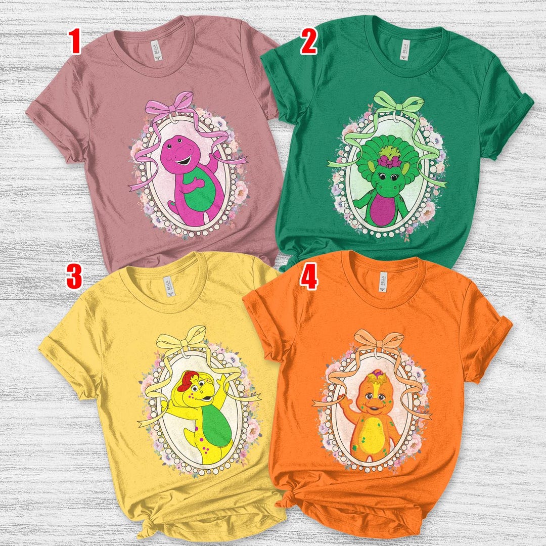Barney Matching Group Shirt, Personalized Barney Birthday Family Shirt ...