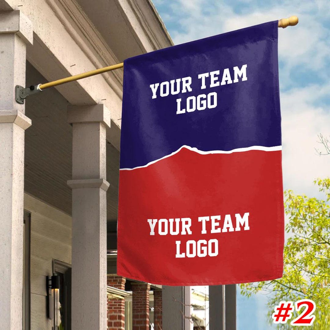Custom House Divided Flag for Any Teams, Schools or Leagues, Custom ...