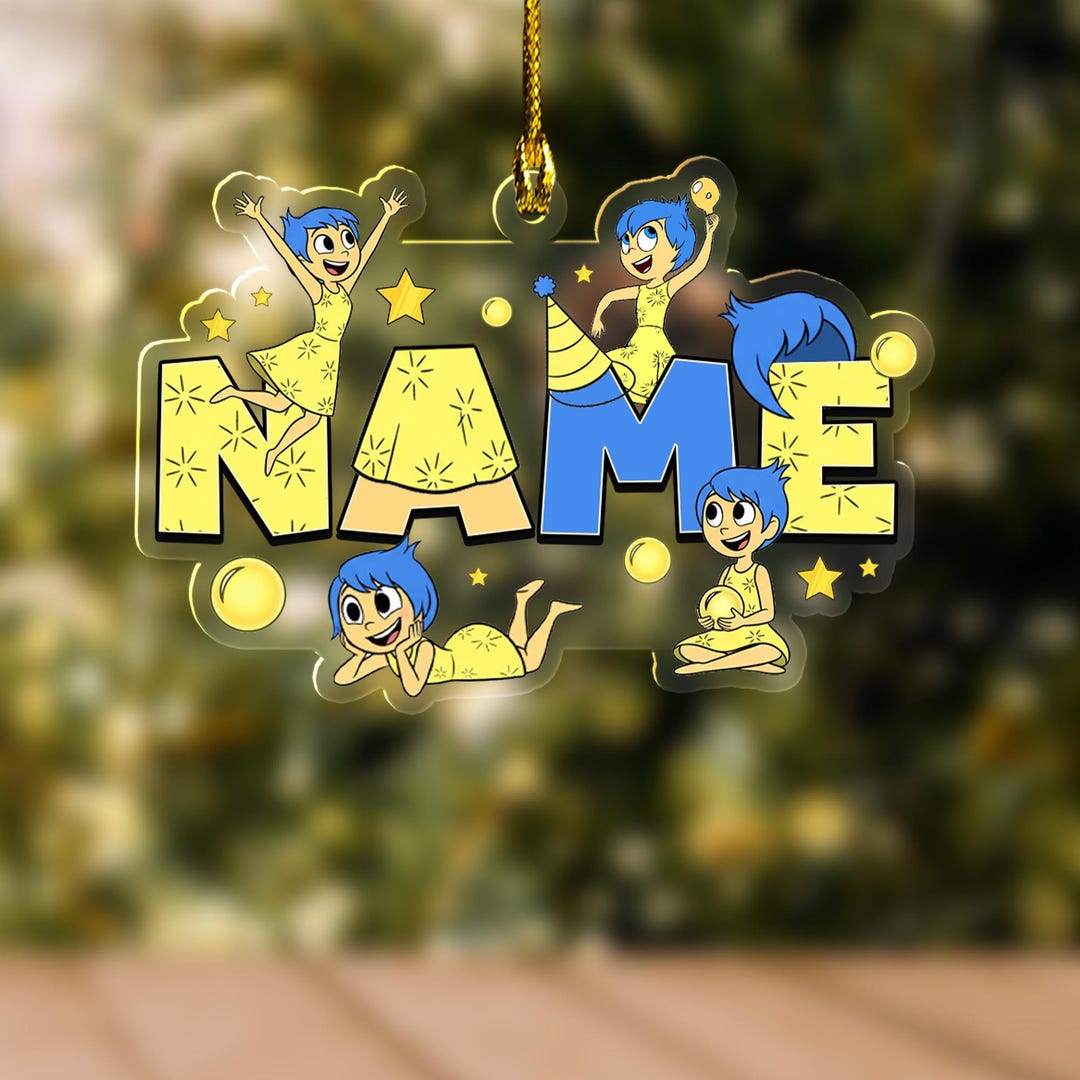 Joy Inside Out Christmas Ornament, Custom Inside Out Family Tree ...