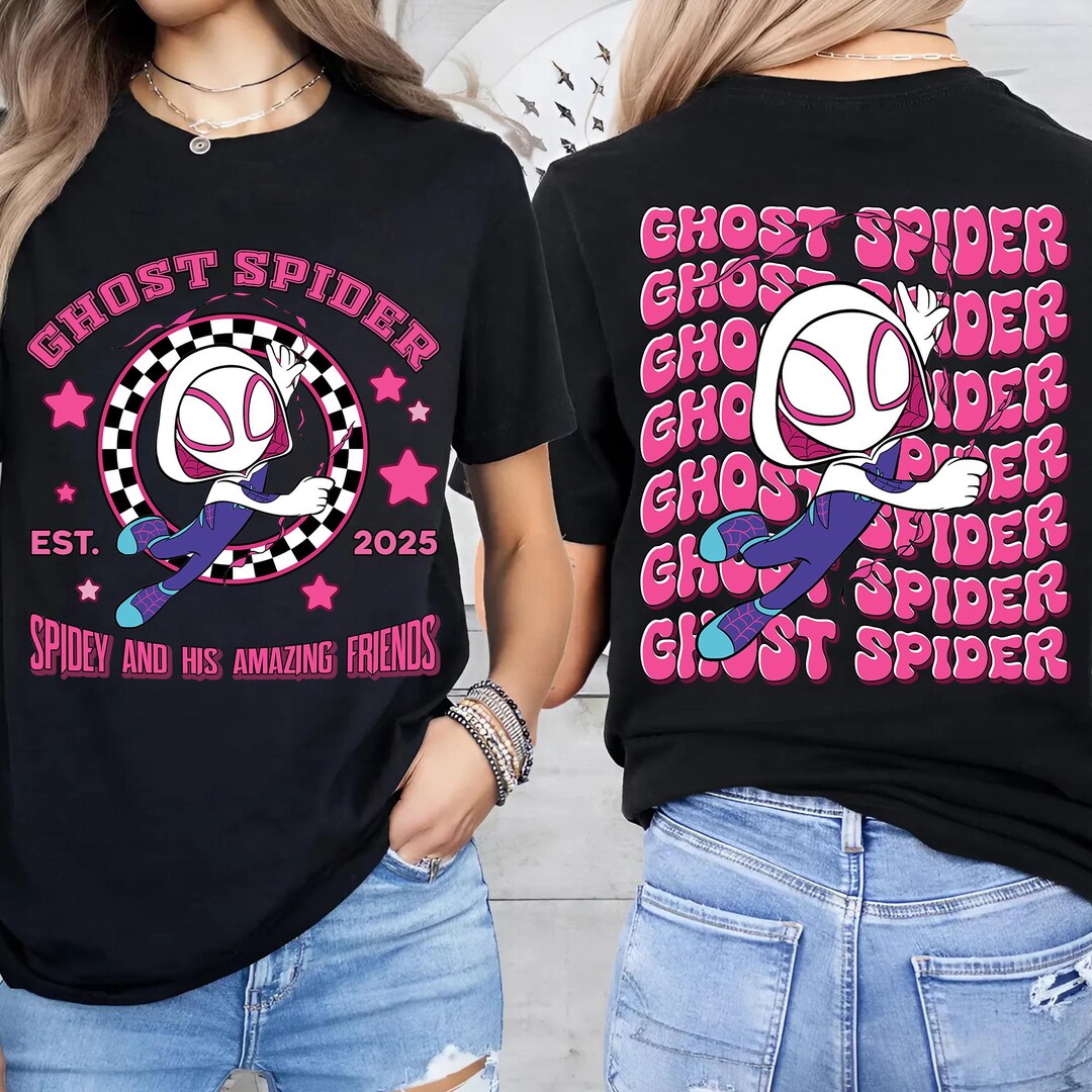 2-sided Spidey and His Amazing Friends Shirt, Ghost Spider Spin ...