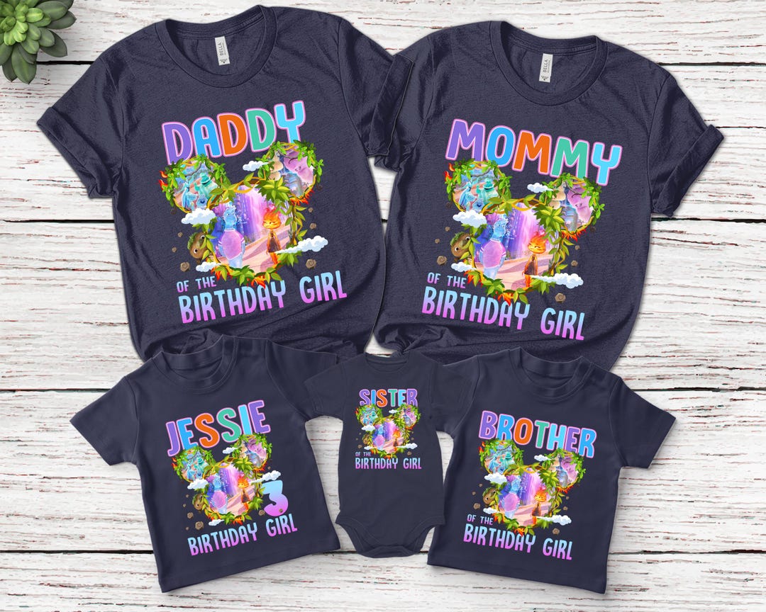 Vintage Disney Elemental 2024 Shirt, Disney Pixar Elemental Shirt ...