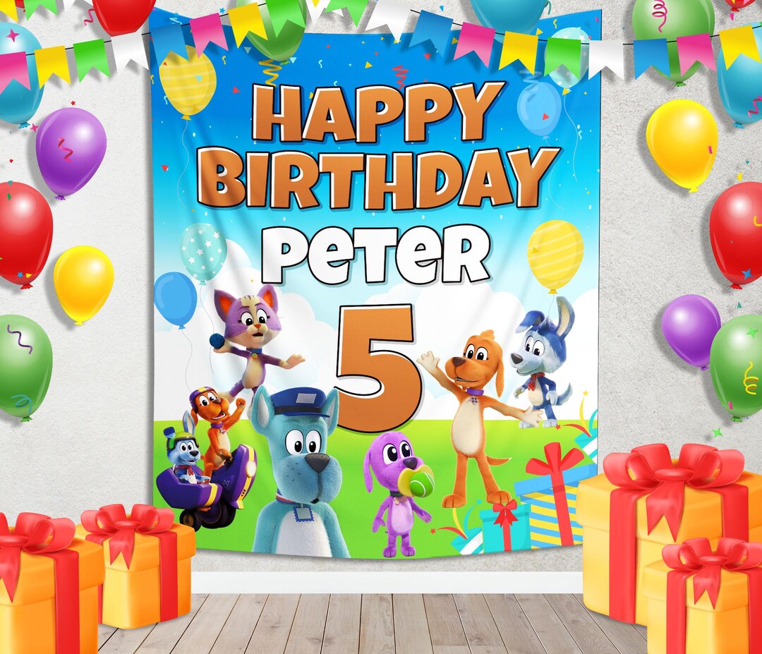 Go Dog Go Party Banner, Go Dog Go Backdrop, Go Dog Go Background Go Dog ...